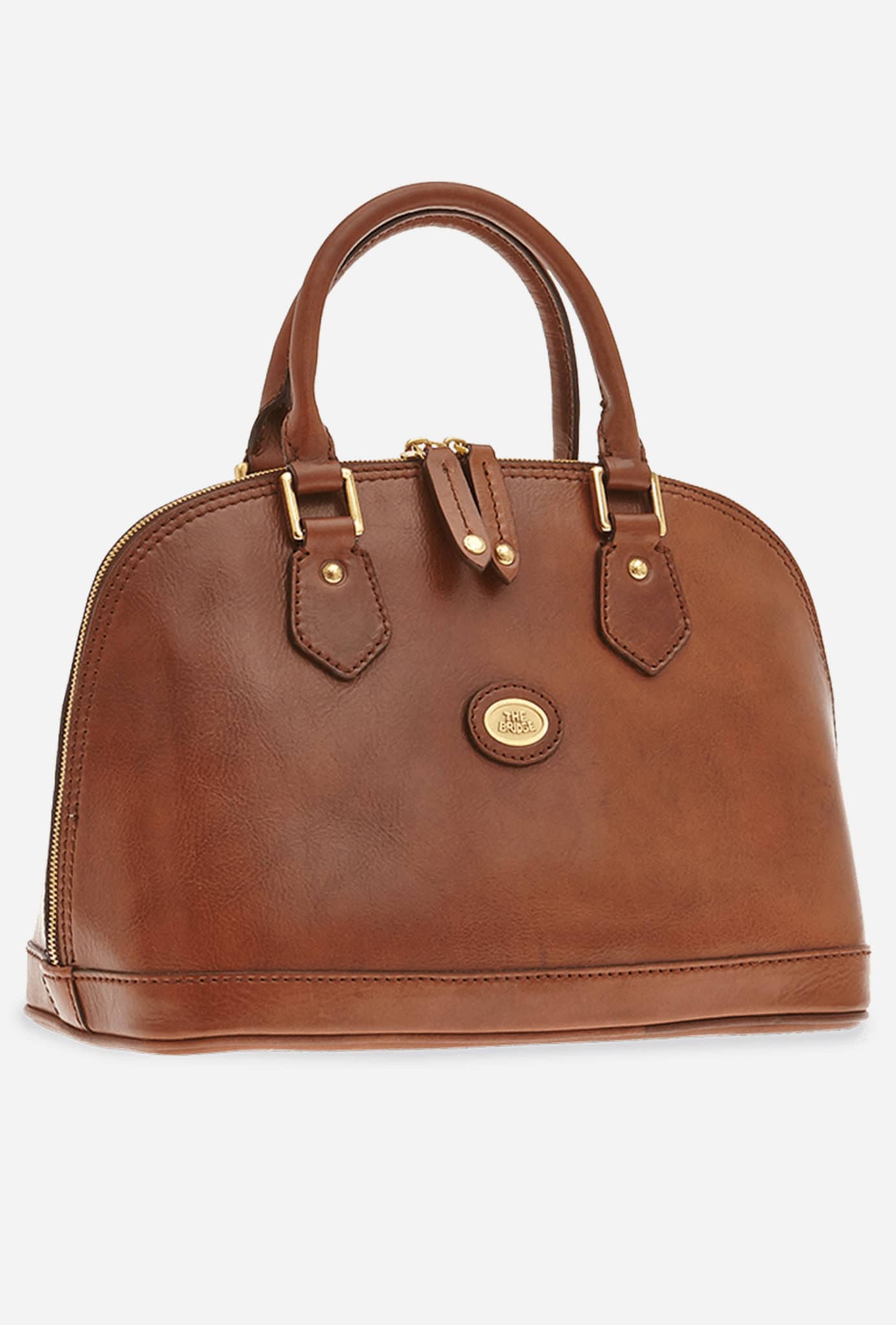 THE BRIDGE Handtasche Basic Braun - Lederwaren Hladik